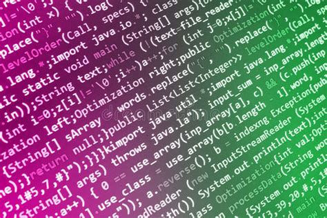 Programming Coding Source Code Screen Stock Illustration Illustration Of Communication Cyber