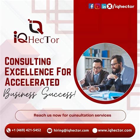 Iqhector Technologies Llc On Linkedin Consulting Iqhector
