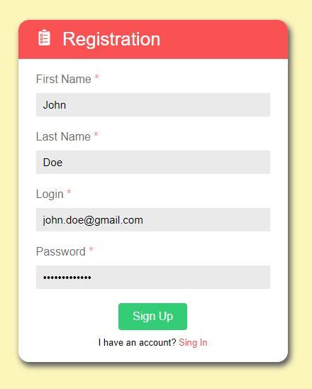 Angular Login Forms Module Flat Design By Marianturchyn Codester