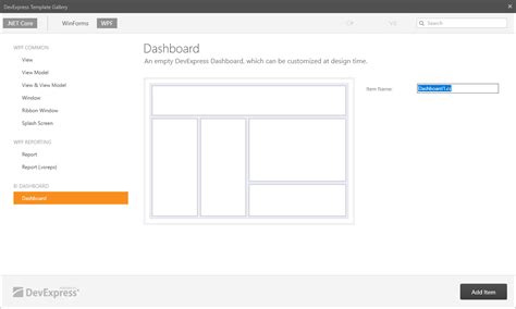 Create A Dashboard In Visual Studio Net Business Intelligence