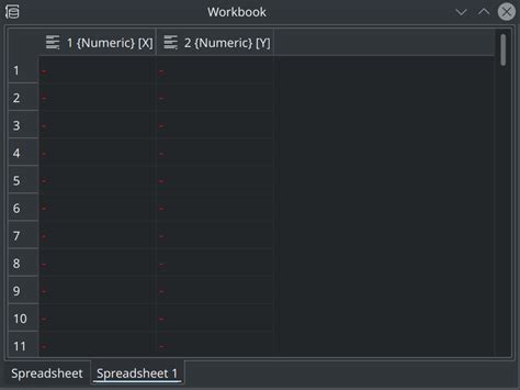 Workbook — Labplot Manual 212 Documentation