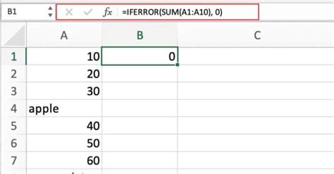Excel Iferror Function Sheet Leveller