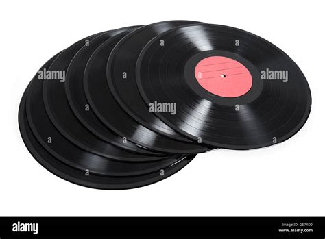 Stack Of Vinyl Records Cut Out Stock Images Pictures Alamy