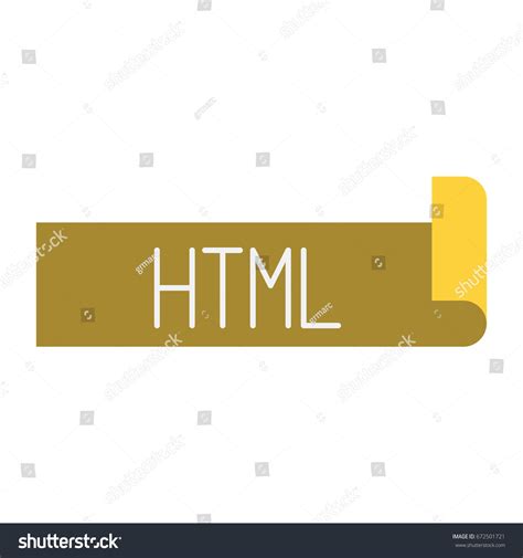 Colorful Silhouette Label Text Html Vector Stock Vector Royalty Free 672501721 Shutterstock