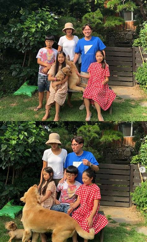 해시태그 윤종신♥전미라 단란한 가족사진 공개
