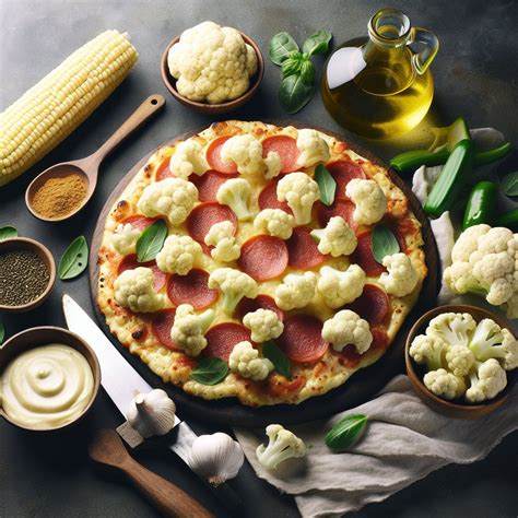 Crispy Cauliflower Pizza Crust Recipe Keto The Ultimate Low Carb Delight