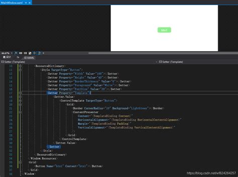 Wpf入门第三篇 Controltemplate、trigger与storyboard未在类型“controltemplate”中找到可附加的属性“trigger” Csdn博客