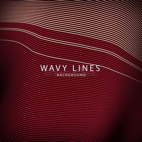 Wave Lines Pattern An Abstract Stripe Background Vector Stock Vector Illustration Of Dynamic