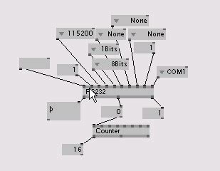 Button Through Rs232 Question Forum