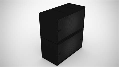 Line Array Concert Sound Speaker System Model TurboSquid