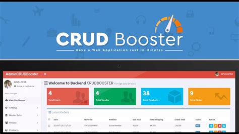Teaser Crudbooster Youtube
