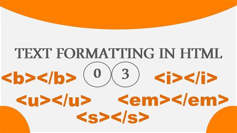 Master Text Formatting In Html Complete Guide With Examples Youtube