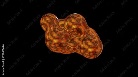 Airbuble Metaball 3d Footage Deforming Organic Rendering Blob