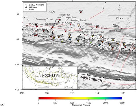 Figure 1 From Double Difference Earthquake Relocation Using Waveform