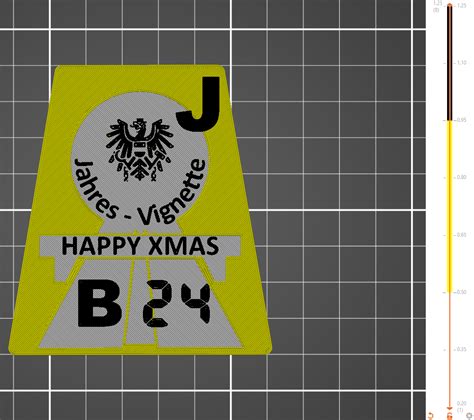 Österreichische Vignette Maut 2024 2025 by Stefan Download free STL