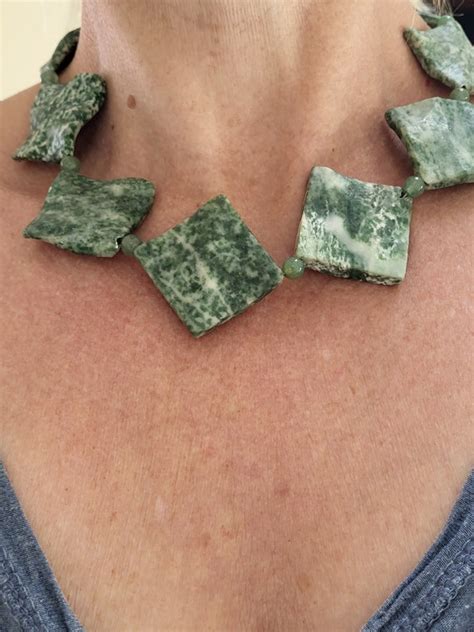 Sesame Green Jasper Gem