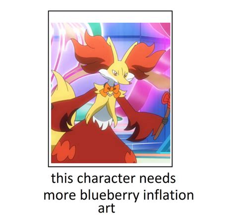 Delphox Needs More Blueberry Inflation Art By Solosergiohd1 On Deviantart