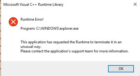 Fix Microsoft Visual C Runtime Library Error In Windows
