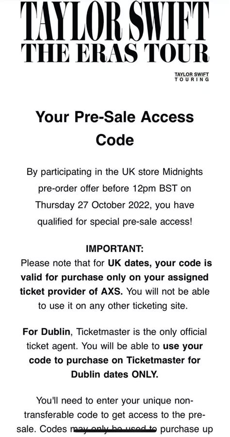 What Your Taylor Swift Pre Sale Email Should Look Like Liverpool Echo