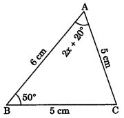 MCQ Questions For Class Maths Chapter Triangles With Answers NCERT MCQ