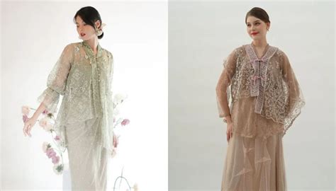 7 Inspirasi Ootd Outer Brokat Tampilan Auto Memikat