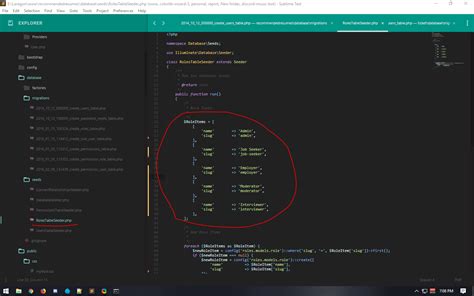 Php Artisan Migrate And Seed Not Working Accordingly · Issue 42 · Jeremykenedylaravel Roles
