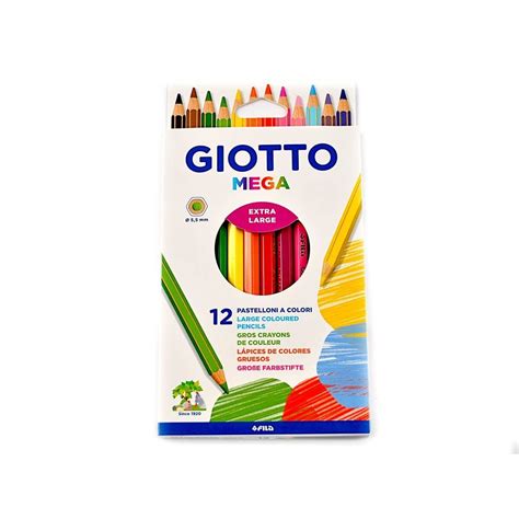 Цветни моливи Giotto Mega 12 бр кутия Emag Bg