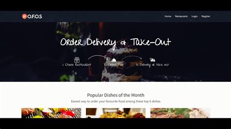 Online Food Ordering System Php Project With Source Code Youtube