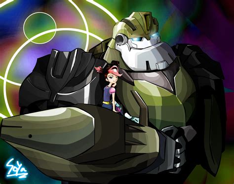 Miko And Bulkhead The Transformers Fan Art 36948121 Fanpop