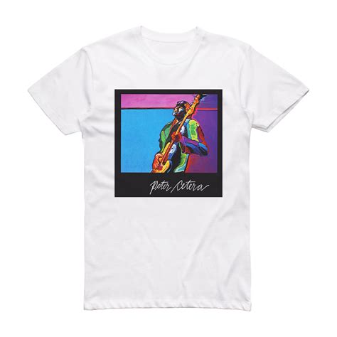 Peter Cetera Peter Cetera Album Cover T Shirt White Album Cover T Shirts