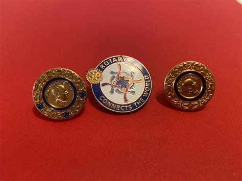 Rotary International Collection Of Pins Etsy