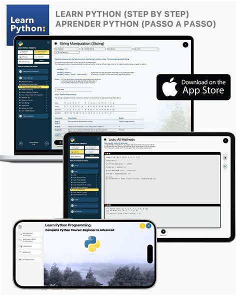 ‎learn Python Step By Step Programming And Database Learning Hub