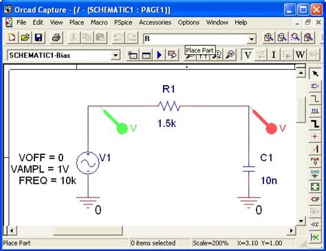 The Input And Output Signals Diplayed On PSpice Software From The RC Download Scientific
