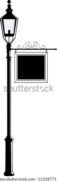 Lampost Sign Stock Vector Royalty Free Shutterstock