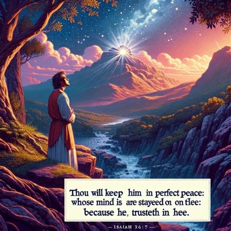 What Does Isaiah 263 Mean Bible Art