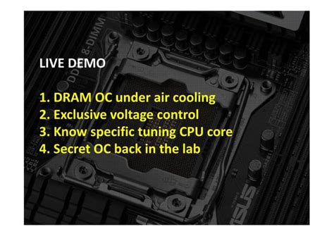 Asus Oc Socket Kit Beijing PPT Free Download