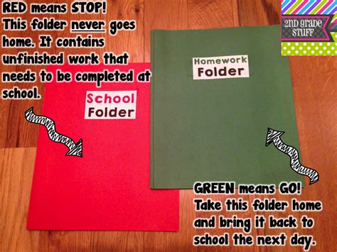 Nd Grade Stuff Keep Babes Organized With Folders