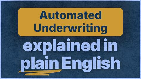 Automated Underwriting Your Digital Mortgage Decision Maker