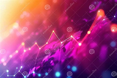 Exploration Of Abstract Data Visualization Utilizing Vibrant Colors And Engaging Graphical