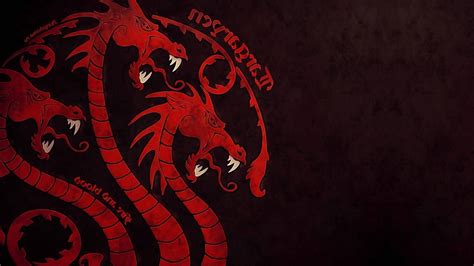 Download House Targaryen Vintage Art Wallpaper