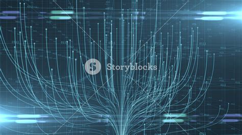 Big Data Binary Visualization Cloud Computing Internet Of Things Iot Moment Stock Image Sbi
