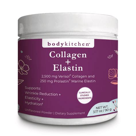 Collagen Elastin Powder For Healthy Skin Care Body Kitchen
