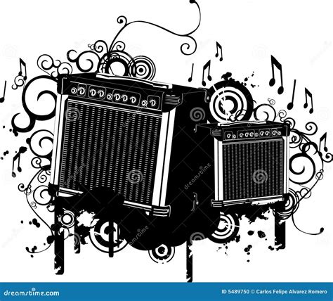 Speakers Vector Stock Vector Illustration Of White Play 5489750