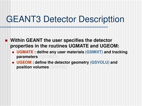 Ppt Detector Simulation Powerpoint Presentation Free Download Id