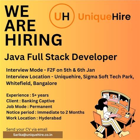 Kanugula Sarika On Linkedin We Have Openings For Java Full Stack