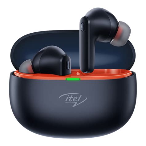 Unleash crystal-clear audio & calls + long play with dark blue Itel T1