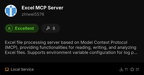 Excel Mcp Server Mcp Servers · Lobehub