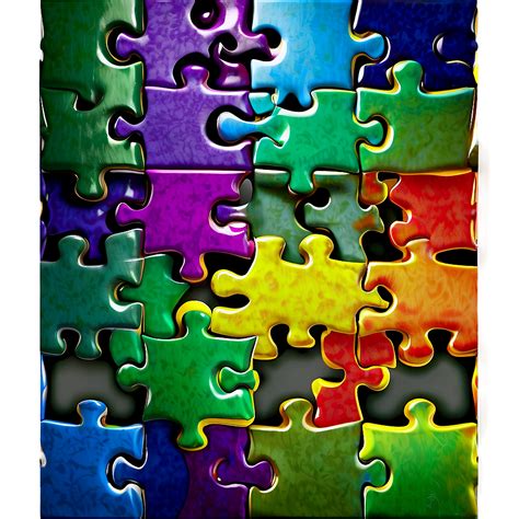 Download Sparkling Puzzle Pieces Png Vdy14