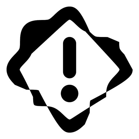 Circle Wavy Warning Bold Vector Svg Icon Svg Repo