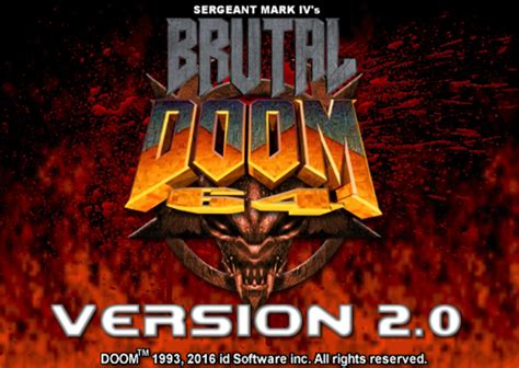 Updated To Version 2 0 News Brutal Doom 64 Mod For Doom II ModDB